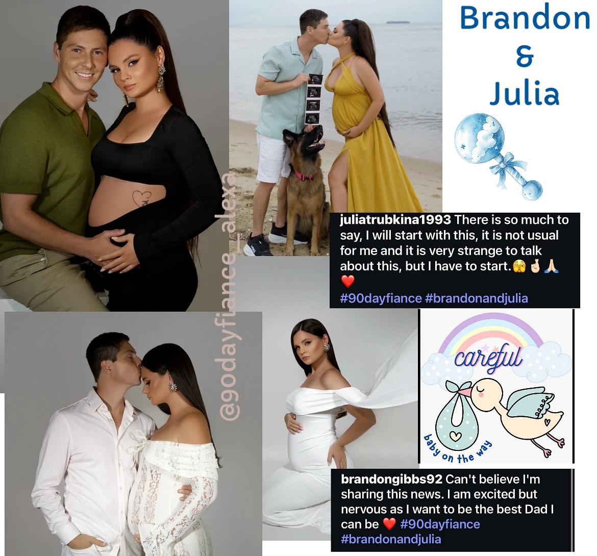 Brandon and Julia’s baby timeline explained after 90 Day Fiancé Season ...